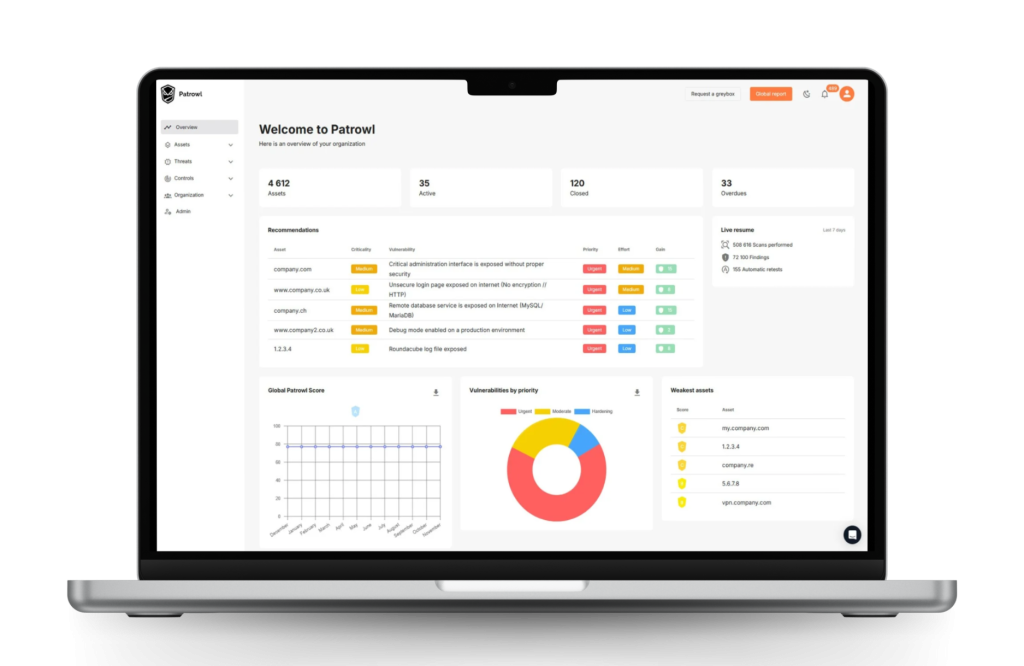 Automated Penetration testing / N°1 Offensive solution - Patrowl Automated Penetration testing / N°1 Offensive solution - Patrowl
